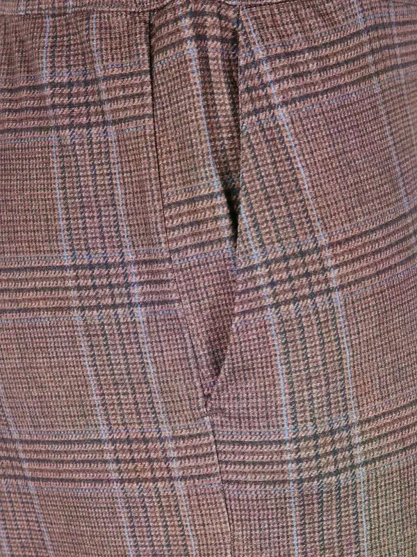 WHYCI Check-pattern Trousers