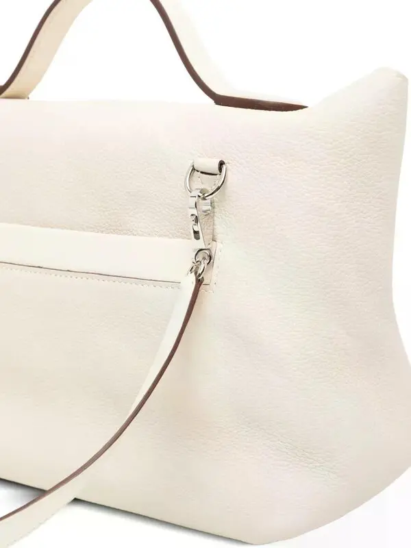 Hermès 24/24 Handbag In Togo And Swift Leather With Palladium Hardware