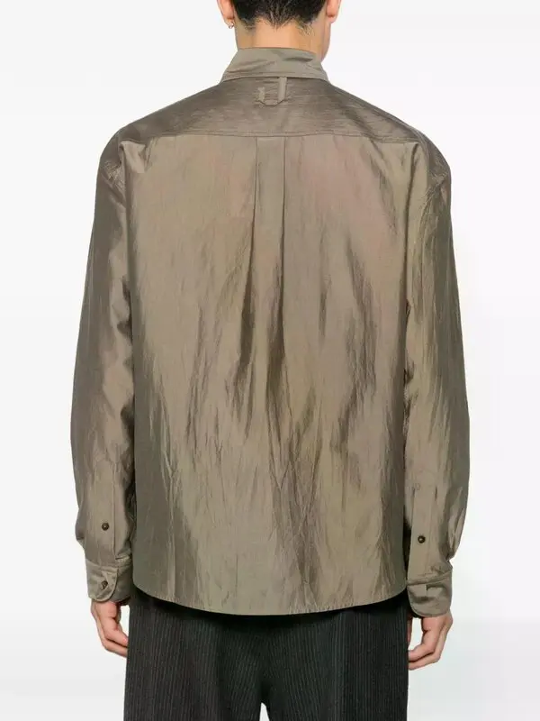 Jacquemus Logo-embroidered Concealed-fastening Shirt