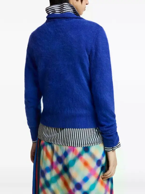 Essentiel Antwerp Karacas Ribbed-trim Sweater