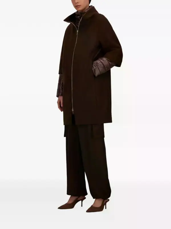 Herno Nylon-ultralight Bib Wool Coat