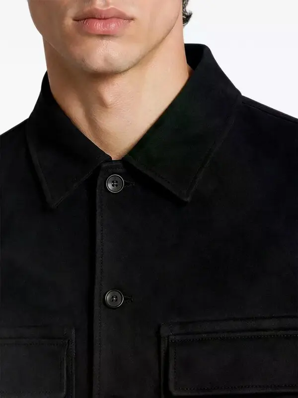 Zegna Suede Elbow-patch Jacket