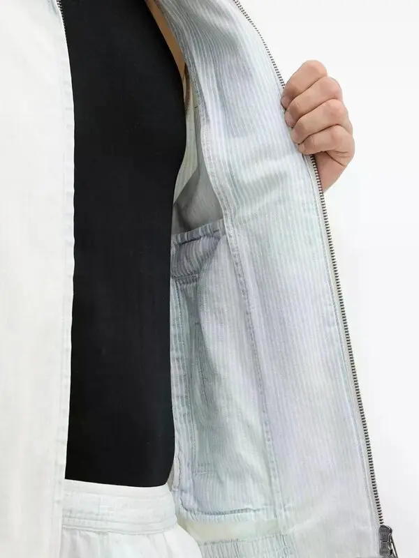 Armani Exchange Logo-embroidered Zip-up Jacket