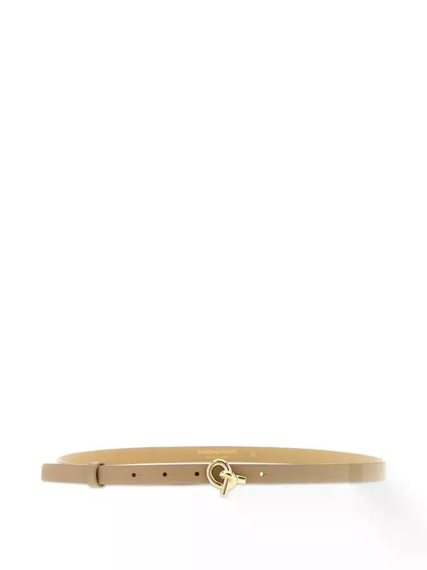 Fabiana Filippi Knot-buckle Leather Belt - Neutrals