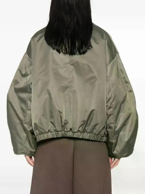 THE FRANKIE SHOP Faux-fur Trim Reversible Jacket - Neutrals