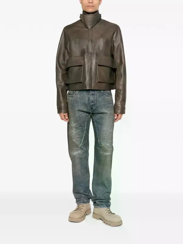 Rick Owens Funnel-neck Jacket