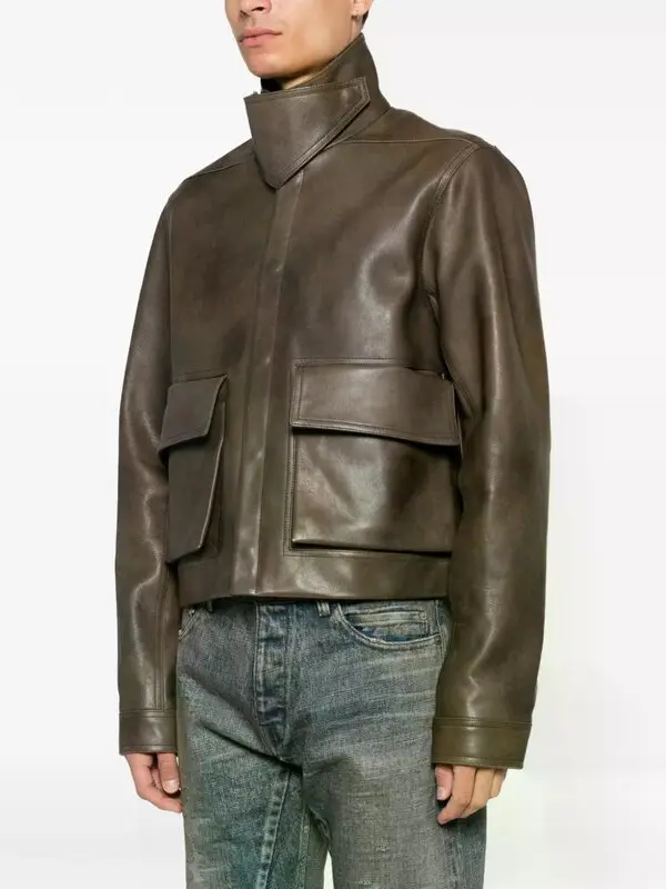 Rick Owens Funnel-neck Jacket