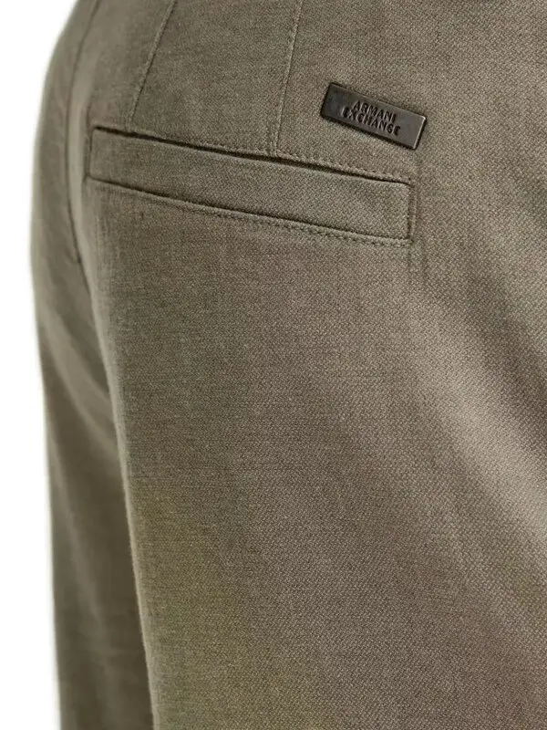 Armani Exchange Straight-leg Trousers - Green