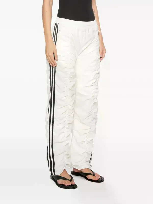 Adidas Ruched Side Stripe Track Pants