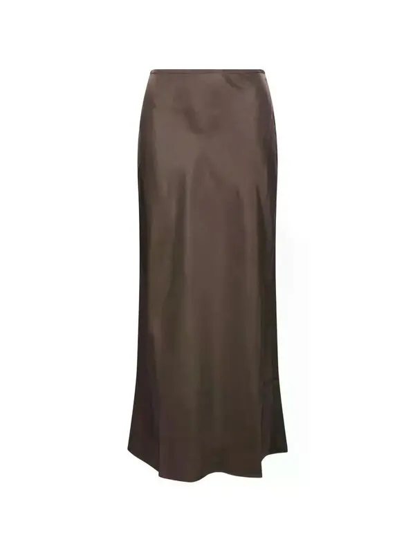 Loulou De Saison Satin Midi Skirt