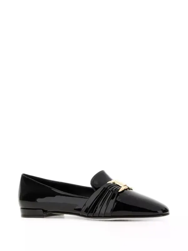 FERRAGAMO Lumie Patent Leather Loafers