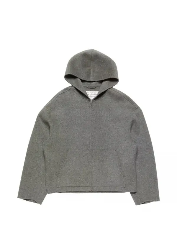 Acne Studios Cashmere Jacket With Hood - Grey