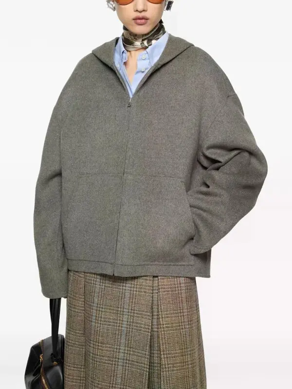 Acne Studios Cashmere Jacket With Hood