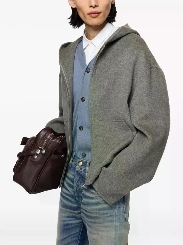 Acne Studios Cashmere Jacket With Hood