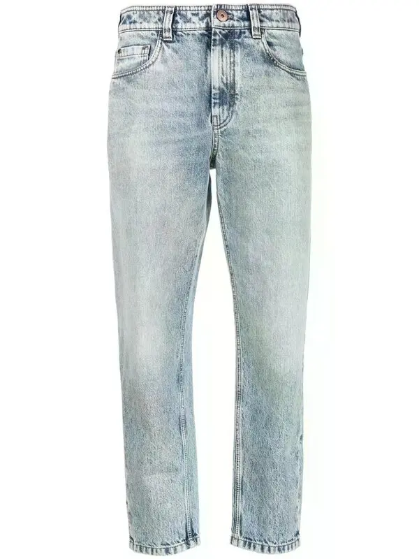 Brunello Cucinelli Acid Wash Boyfriend Jeans