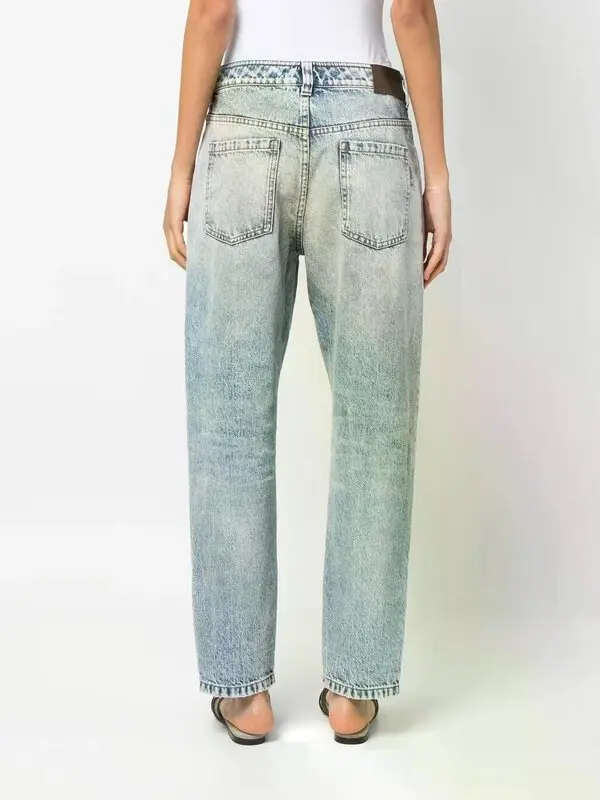 Brunello Cucinelli Acid Wash Boyfriend Jeans