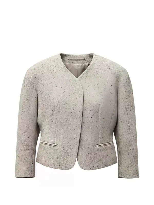 Jacquemus The Mini Ovalo Jacket - Neutrals
