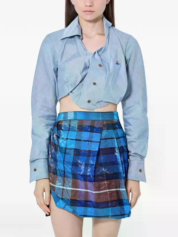 VIVIENNE WESTWOOD Asymmetrical Cropped Shirt