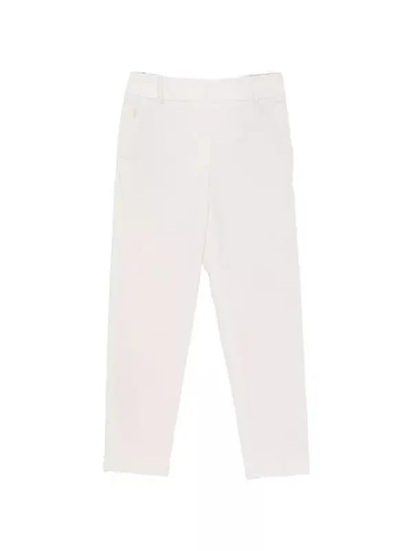 Eleventy Corduroy-effect Trousers - Neutrals