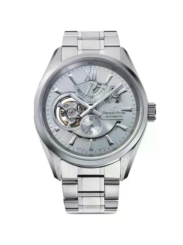 ORIENT Contemporary Modern Skeleton 41mm Watch - Silver