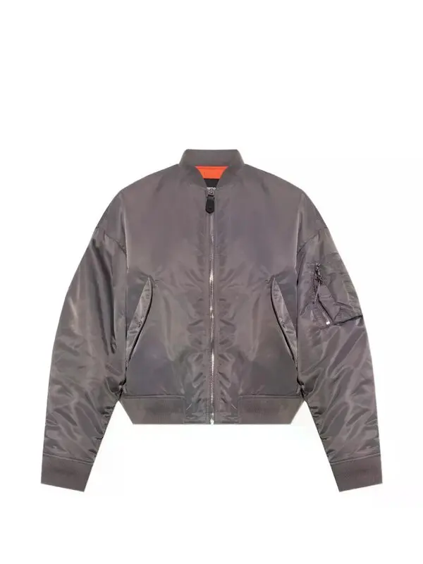 Dsquared2 Logo-patch Bomber Jacket - Grey