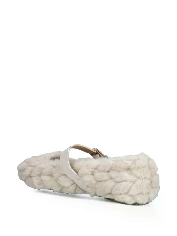 Liu Jo Synthetic-fur Ballet Flats