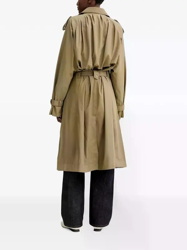Rains Double-breasted Belted Trench Coat