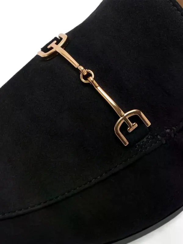 Sam Edelman Linnie Bit Horsebit Suede Loafers