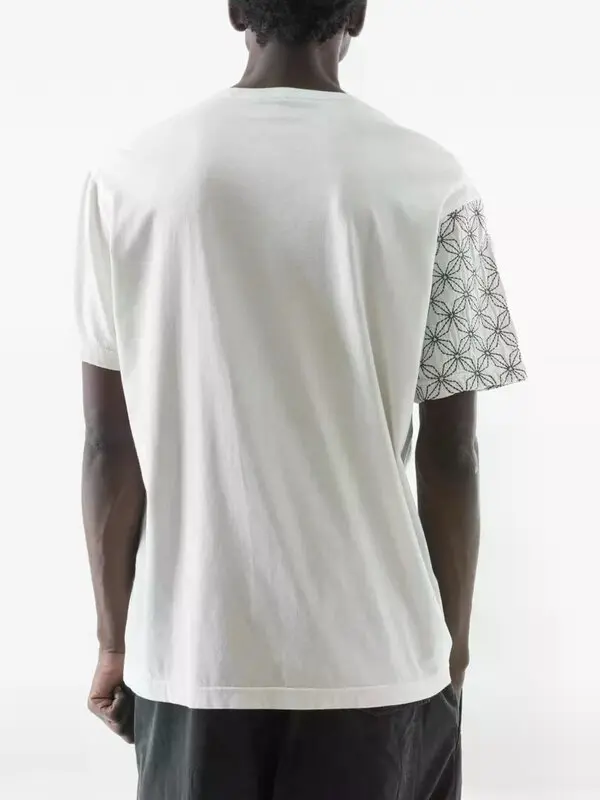 MAHARISHI Sashiko Embroidered Patchwork T-shirt