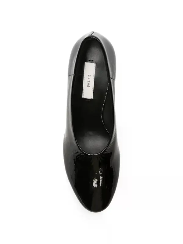 TOTEME Naplack Leather Pumps