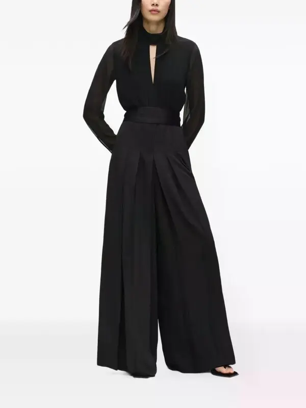 Karl Lagerfeld Pleated Jumpsuit