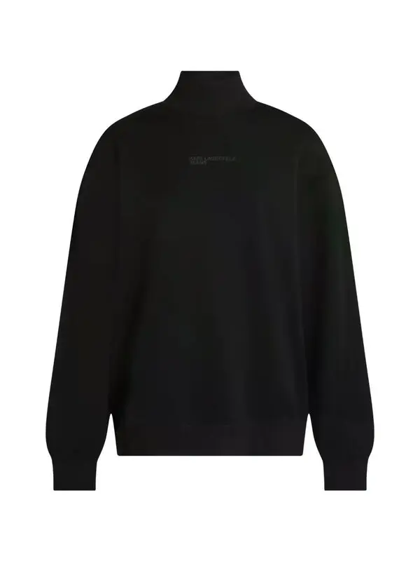 Karl Lagerfeld Cut-out Sweatshirt - Black