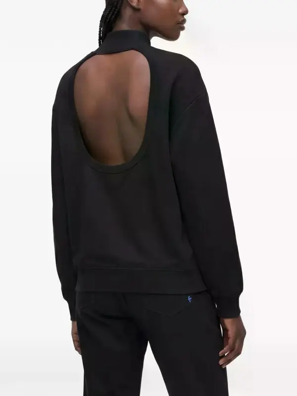 Karl Lagerfeld Cut-out High Neck Sweatshirt