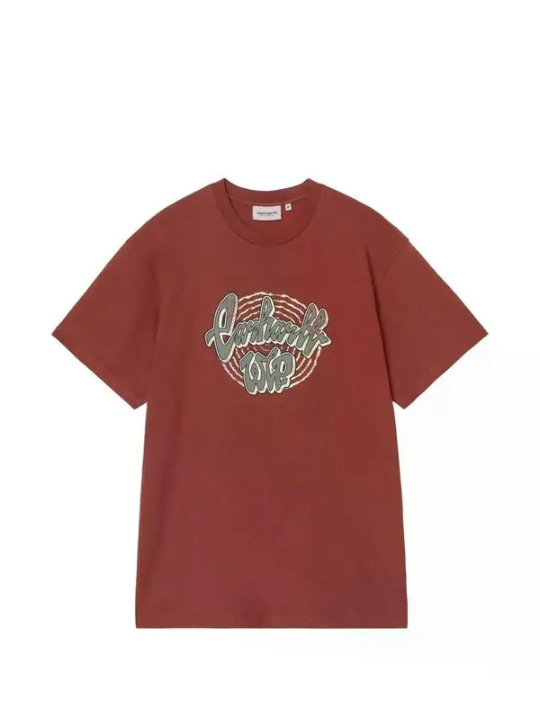 Carhartt Work In Progress Chedda Graphic-print T-shirt - Red