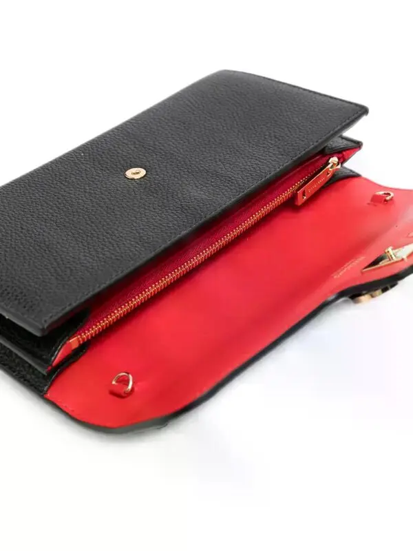 FERRAGAMO Gancini Wallet With Shoulder Strap