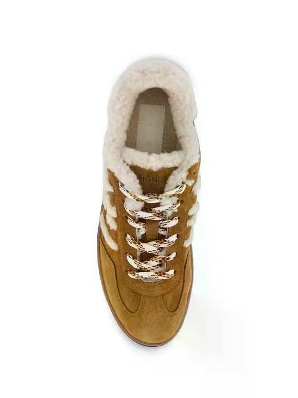 Hogan H86 Shearling-trim Sneakers