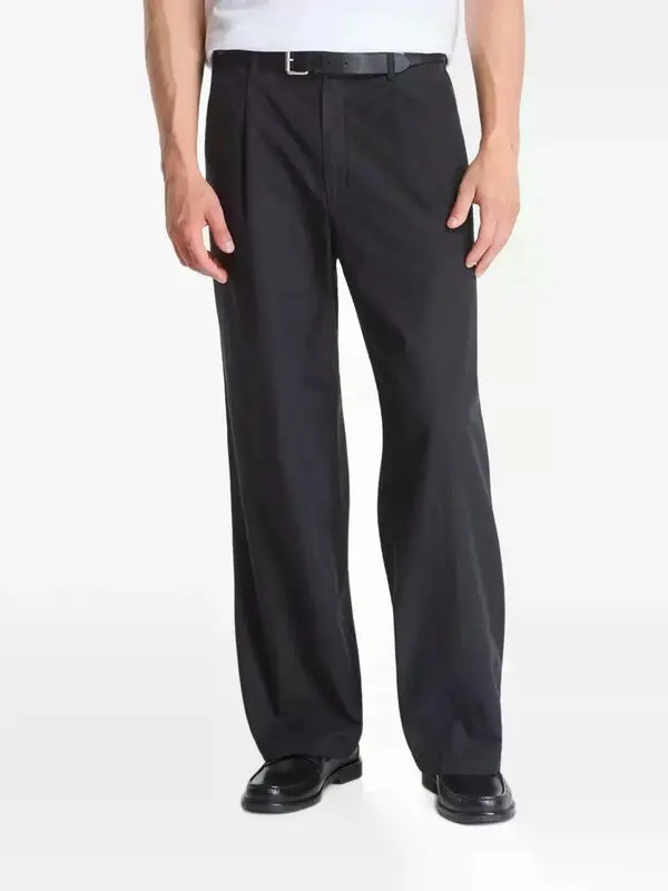 SAMSOE SAMSOE Pleated Straight-leg Trousers