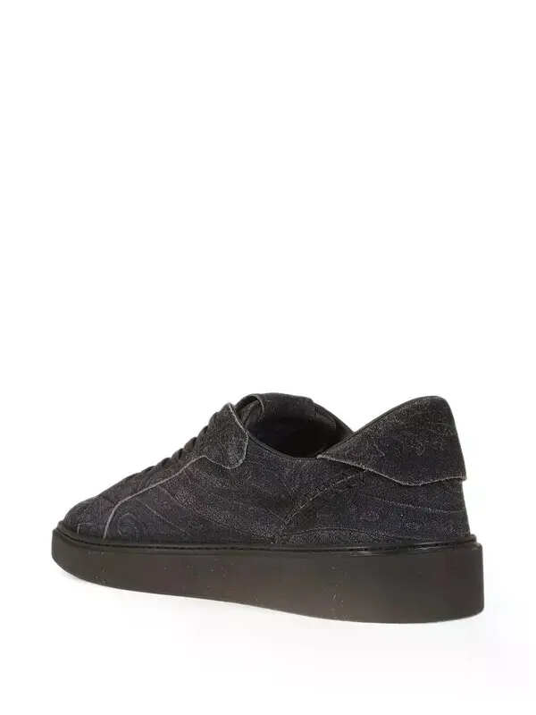 Etro Arnica-motif Low-top Sneakers - Black