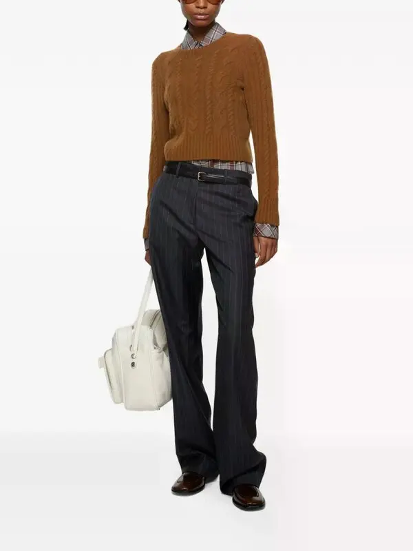Acne Studios Pinstripe-pattern Trousers - Blue