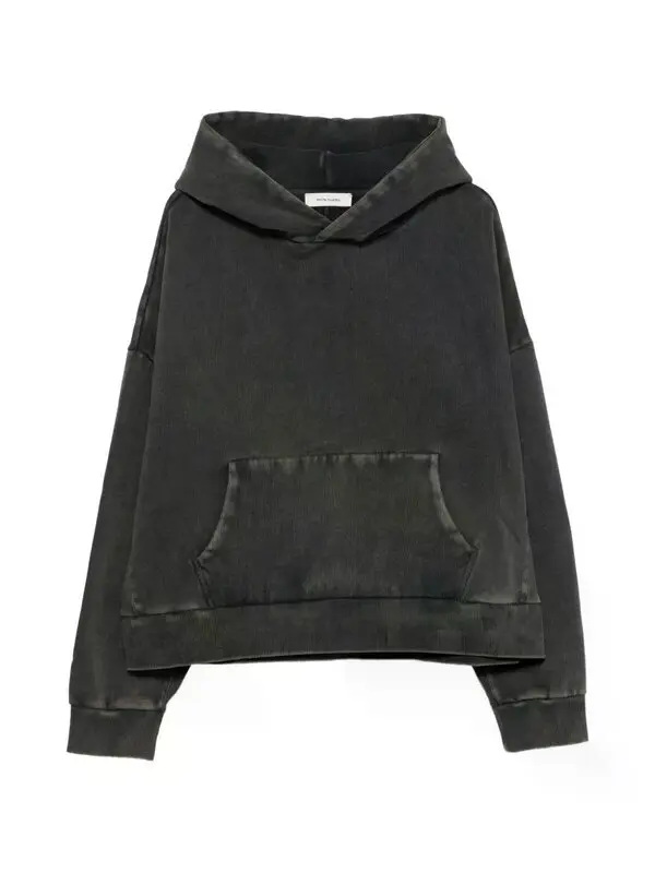 ENTIRE STUDIOS Washed Cotton-jersey Hoodie - Grey