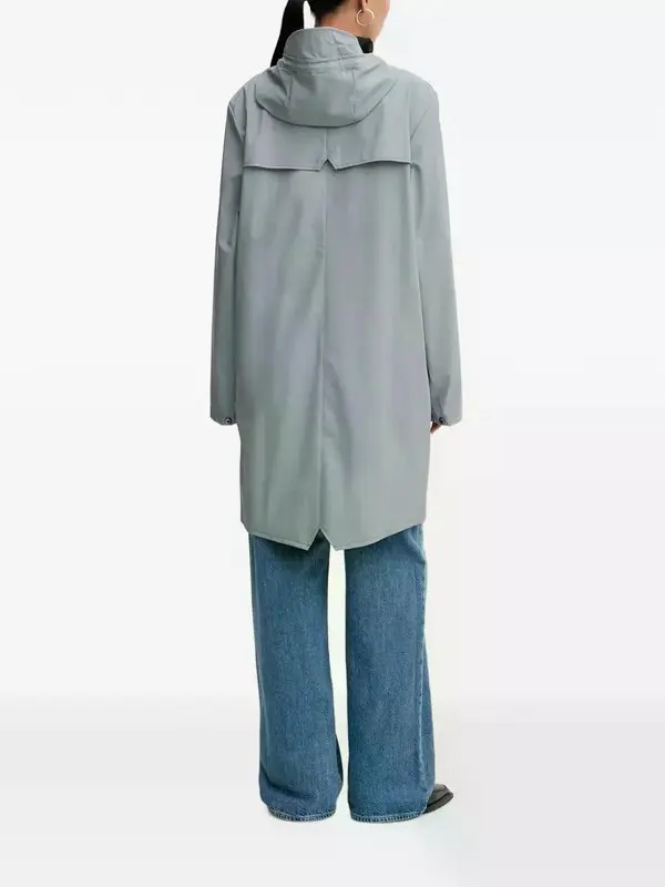 Rains Hooded Press-stud Raincoat