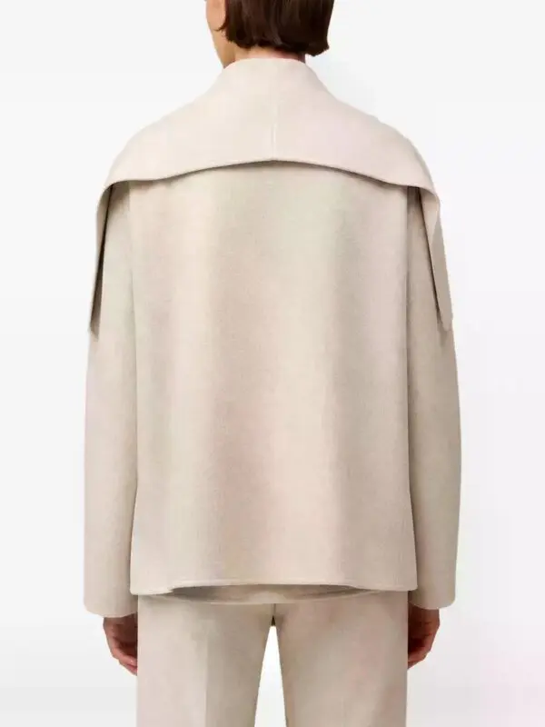 RETORI Retro Shawl Collar Open Front Jacket