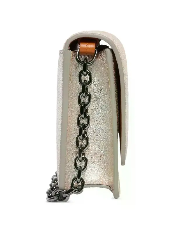 MAISON MARGIELA Four Stitches Chain Wallet - Silver