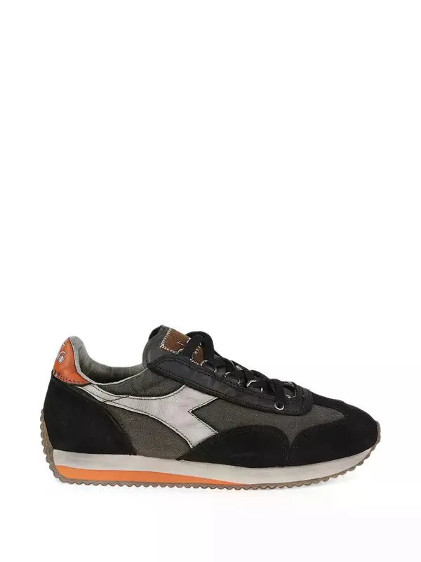 DIADORA Equipe Dirty Sw Evo Suede-panelled Sneakers - Black