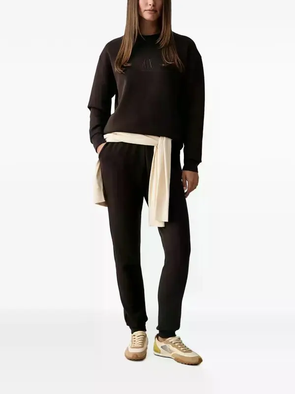 Armani Exchange Logo Embroidered Crewneck Sweatshirt