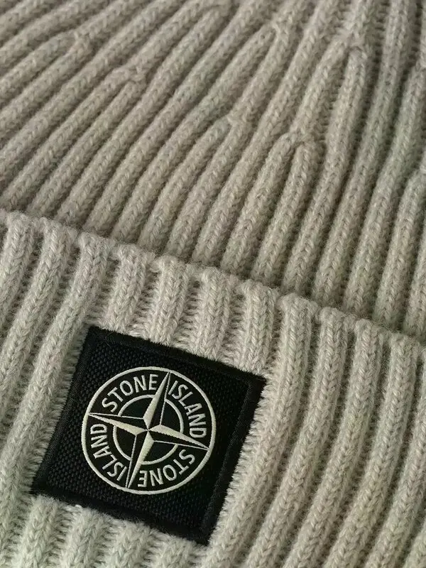 Stone Island N100002 Full Rib Rws Wool Beanie