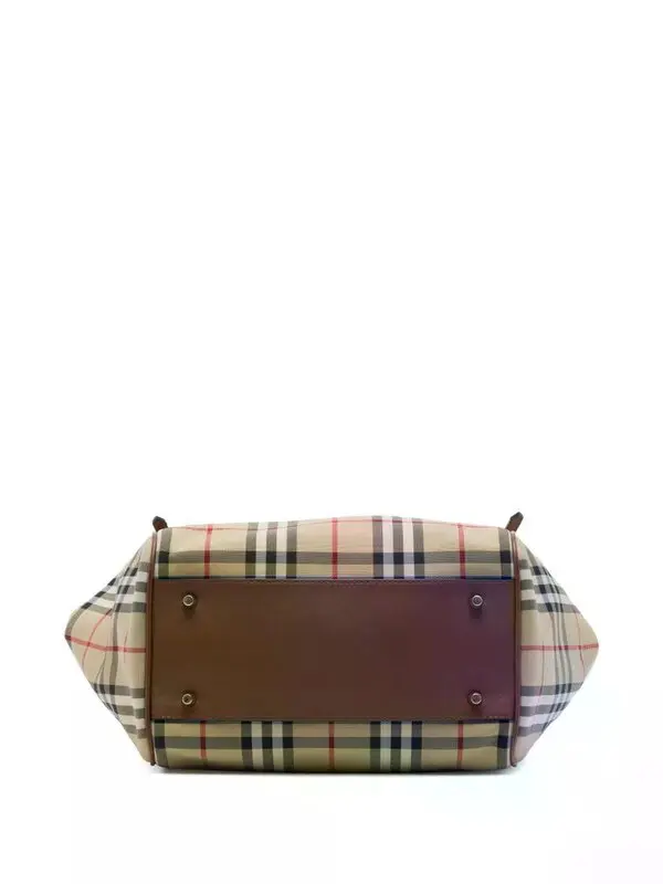 Burberry Haymarket Check Nylon Canterbury Tote Bag