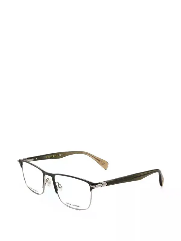 Rag & Bone Rectangle-frame Glasses - Grey