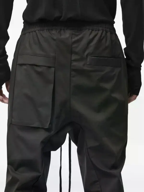 THOM KROM Drawstring-waist Drop-crotch Trousers