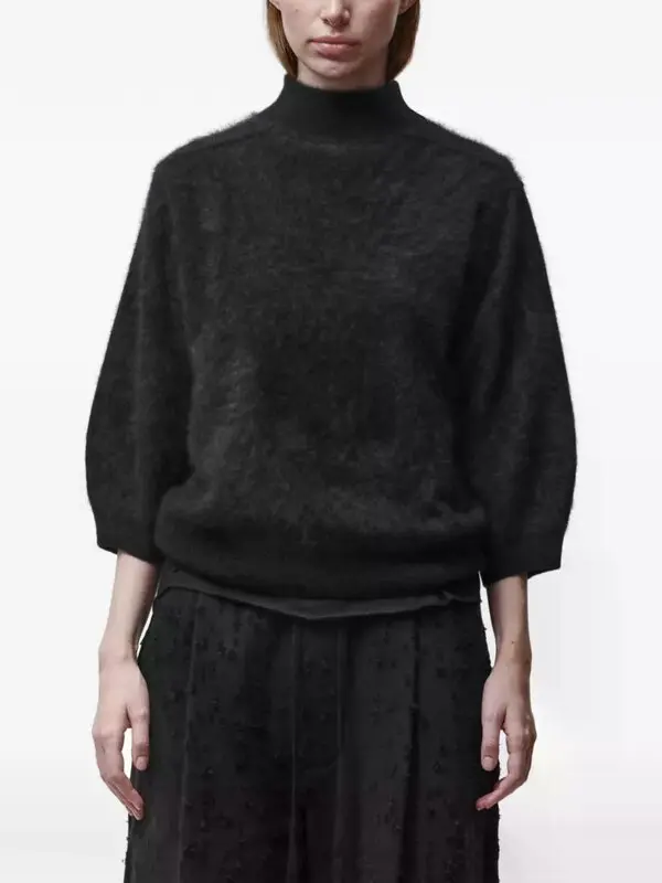 THOM KROM Cashmere High-neck Sweater - Black